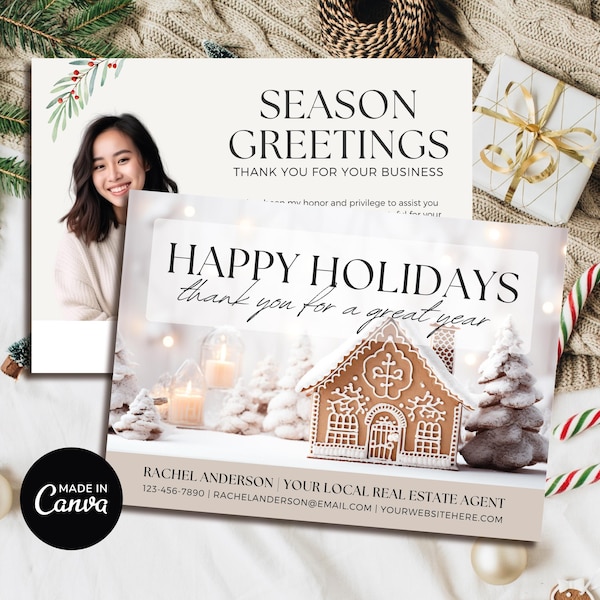 Christmas Cards for Realtors - Etsy