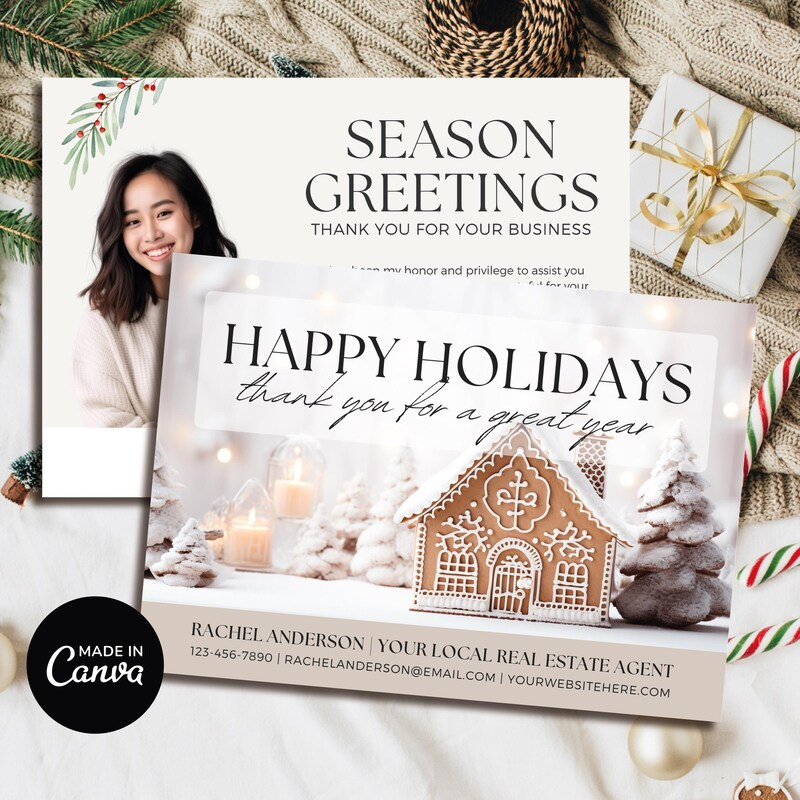 Christmas Cards for Realtors - Etsy