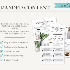 Real Estate Buyer Presentation | Buyer Packet | Real Estate Marketing ...