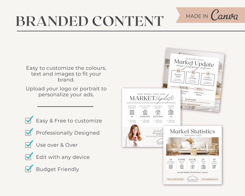 15 Market Update Instagram Posts Real Estate Social Media - Etsy