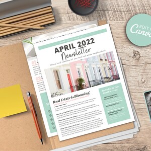 Real Estate April Newsletter | Real Estate Marketing | Realtor ...