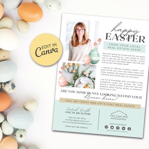 Easter Real Estate Flyer | Real Estate Spring Marketing | Real Estate ...