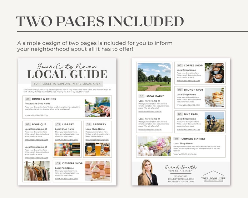 Real Estate Local Guide | Welcome Guide | Real Estate Marketing | City ...
