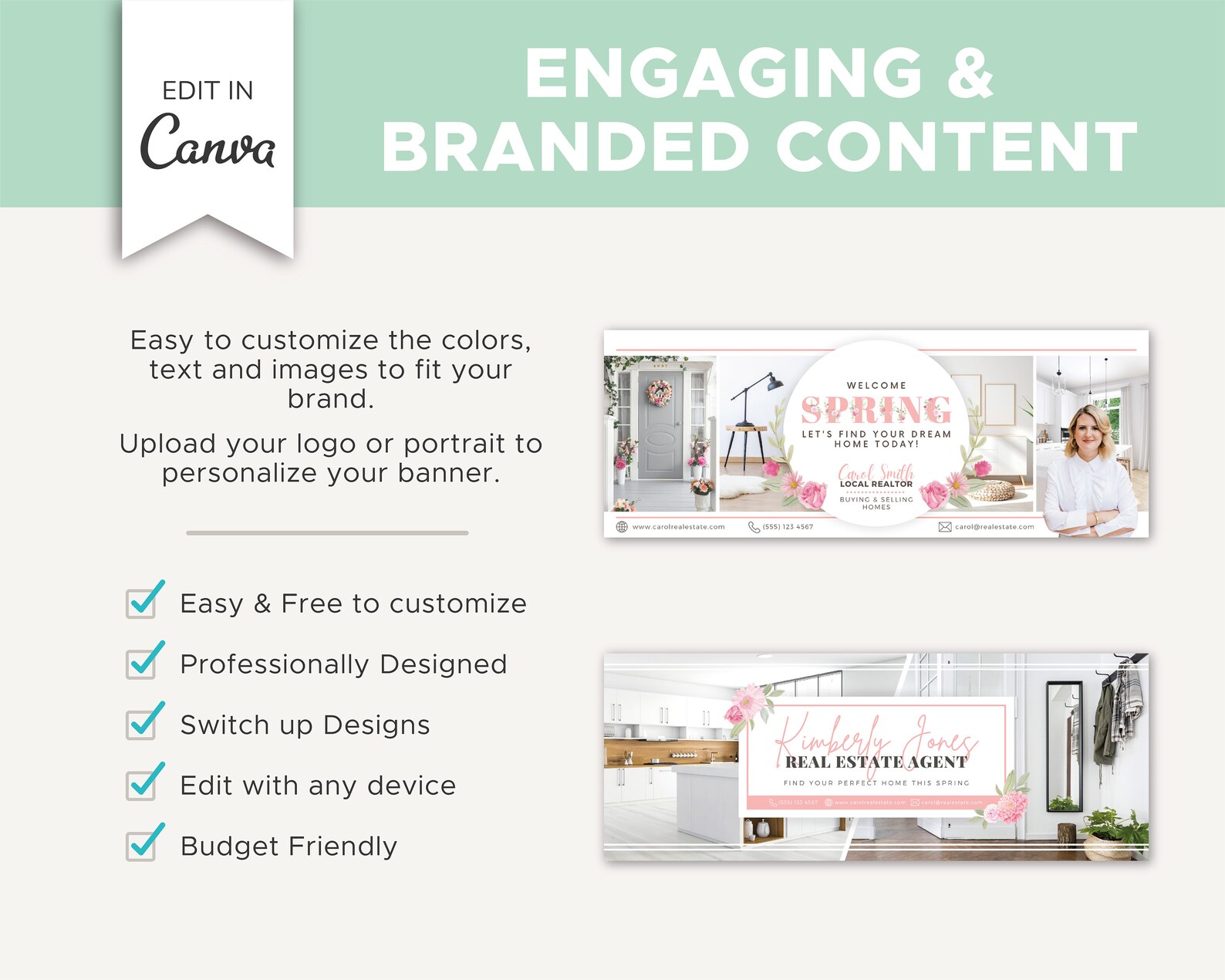 Spring Real Estate Facebook Cover Banner | Real Estate Marketing ...