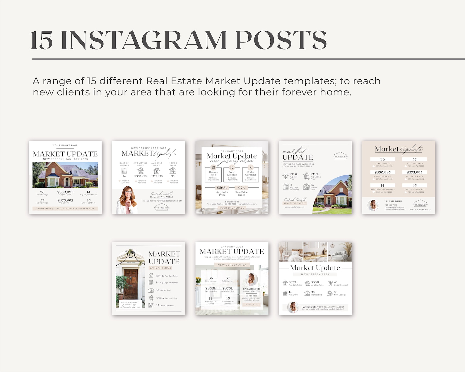 15 Market Update Instagram Posts | Real Estate Social Media | Real ...