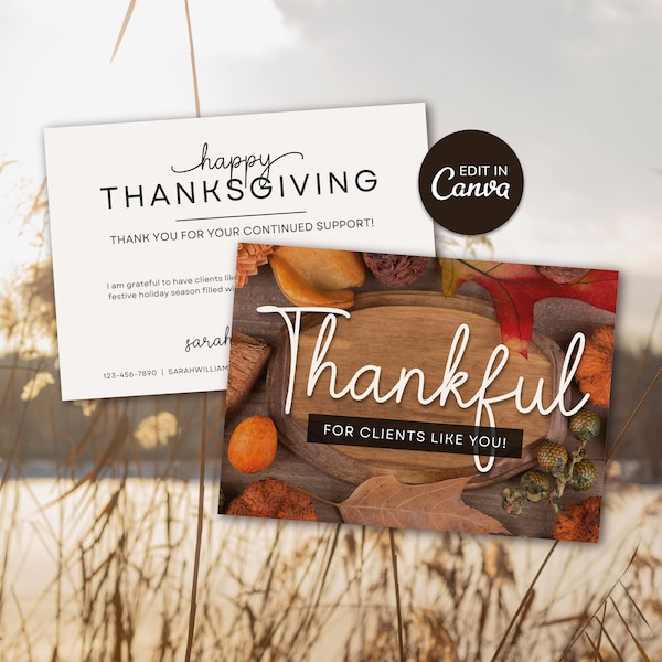 Thanksgiving Cards - Etsy