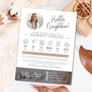 Fall Real Estate Market Update Flyer | Realtor Flyer | Autumn Realtor ...