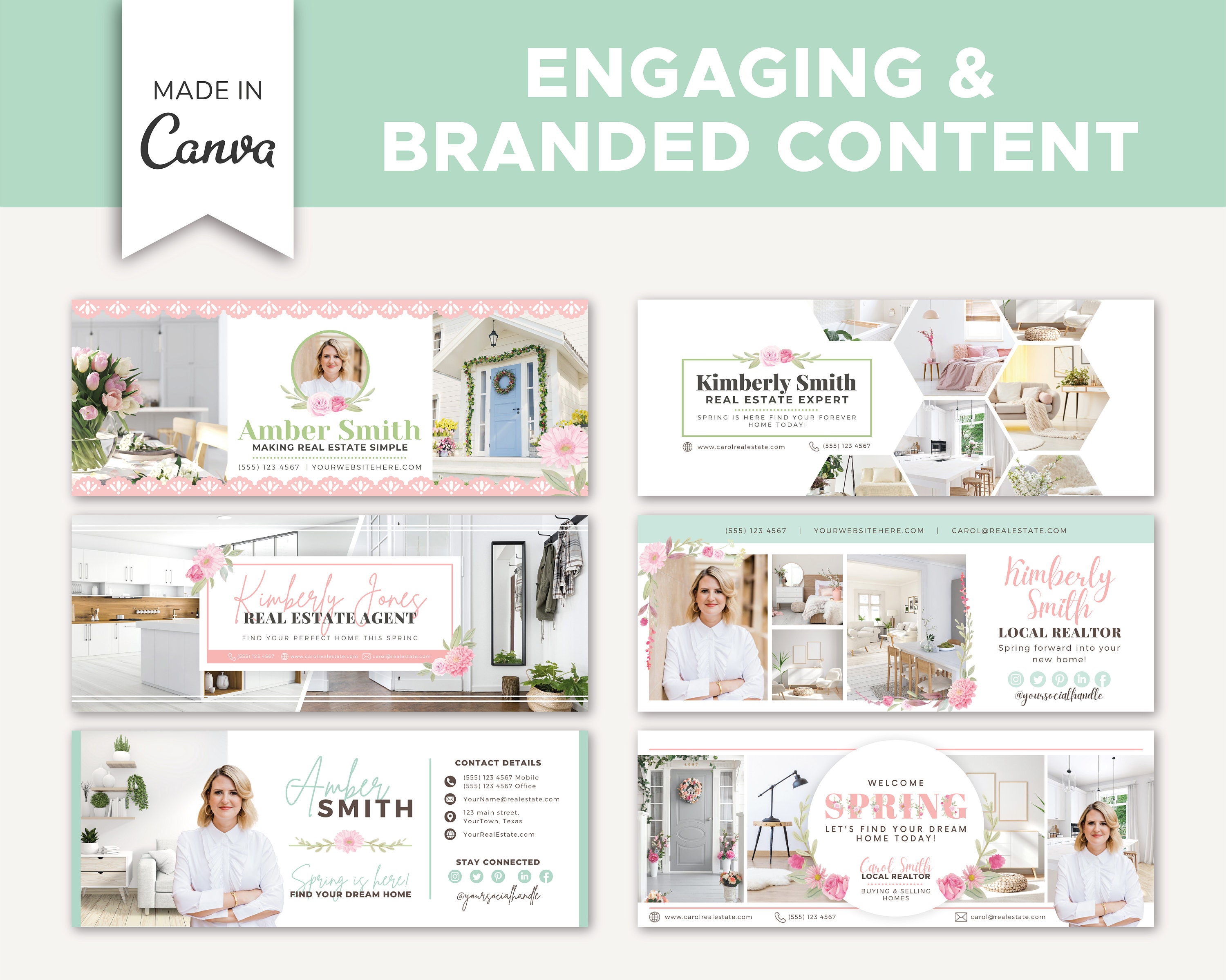 Spring Real Estate Facebook Cover Banner | Real Estate Marketing ...