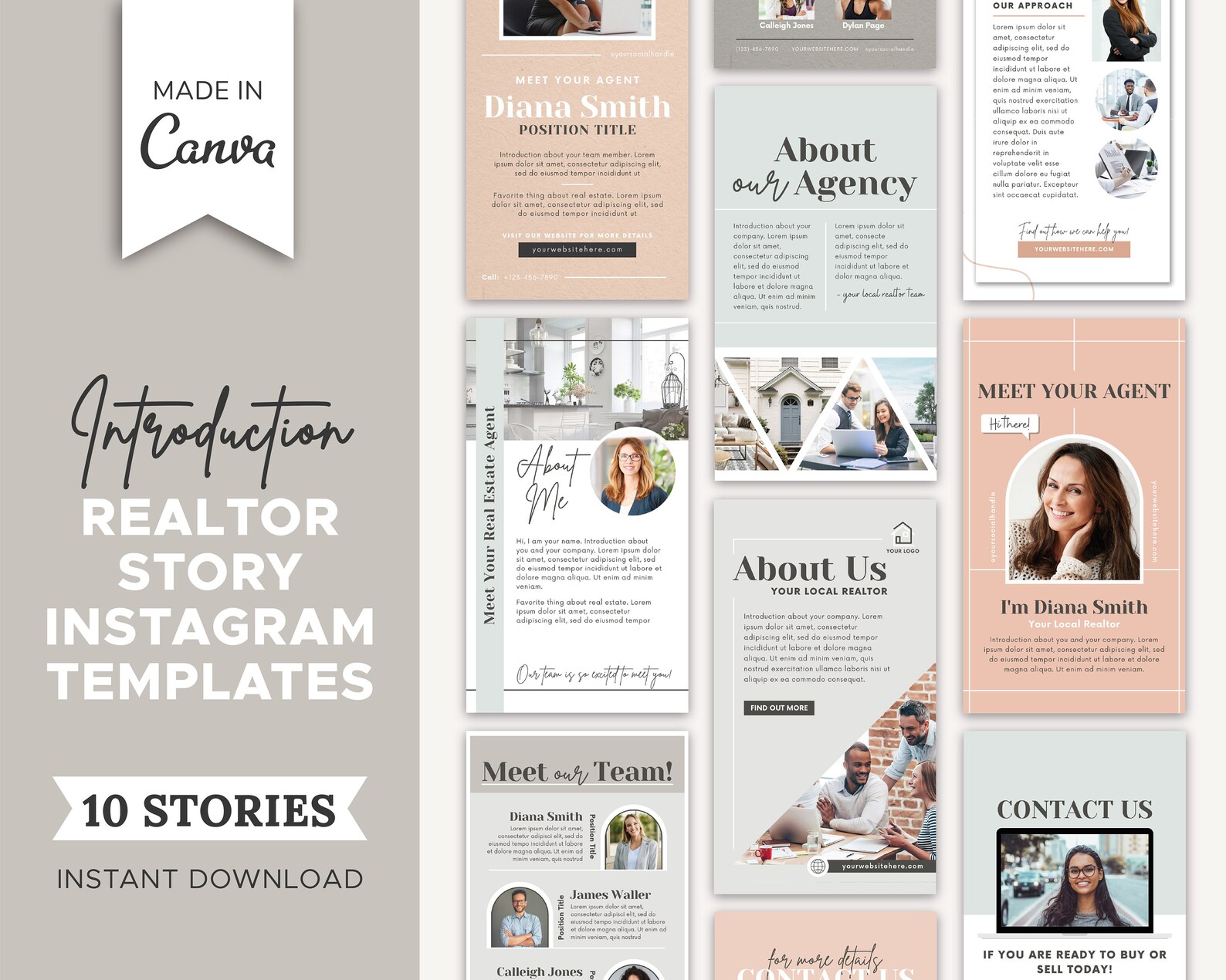 10 Introduction Realtor Instagram Stories | Real Estate Agent Social ...