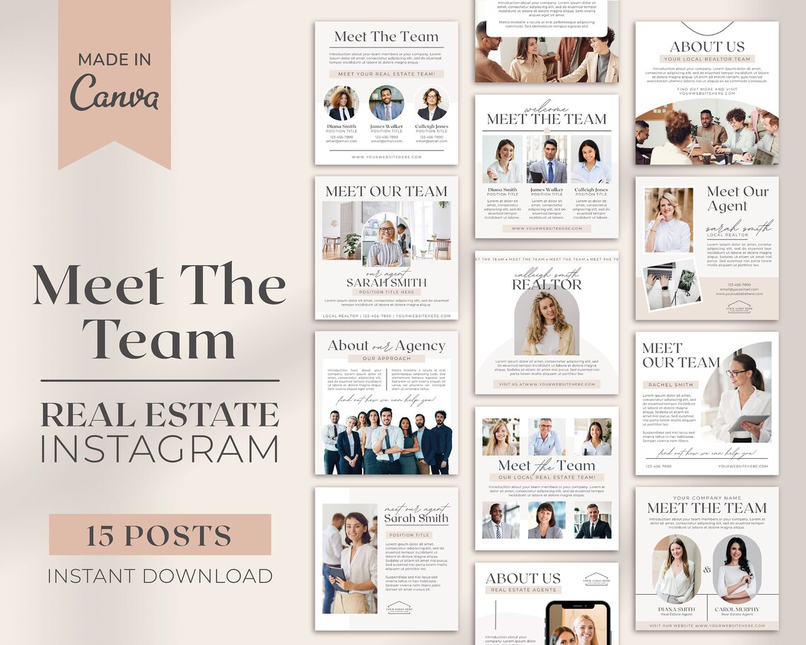 15 Meet the Team Instagram Posts | Real Estate Social Media | Real ...