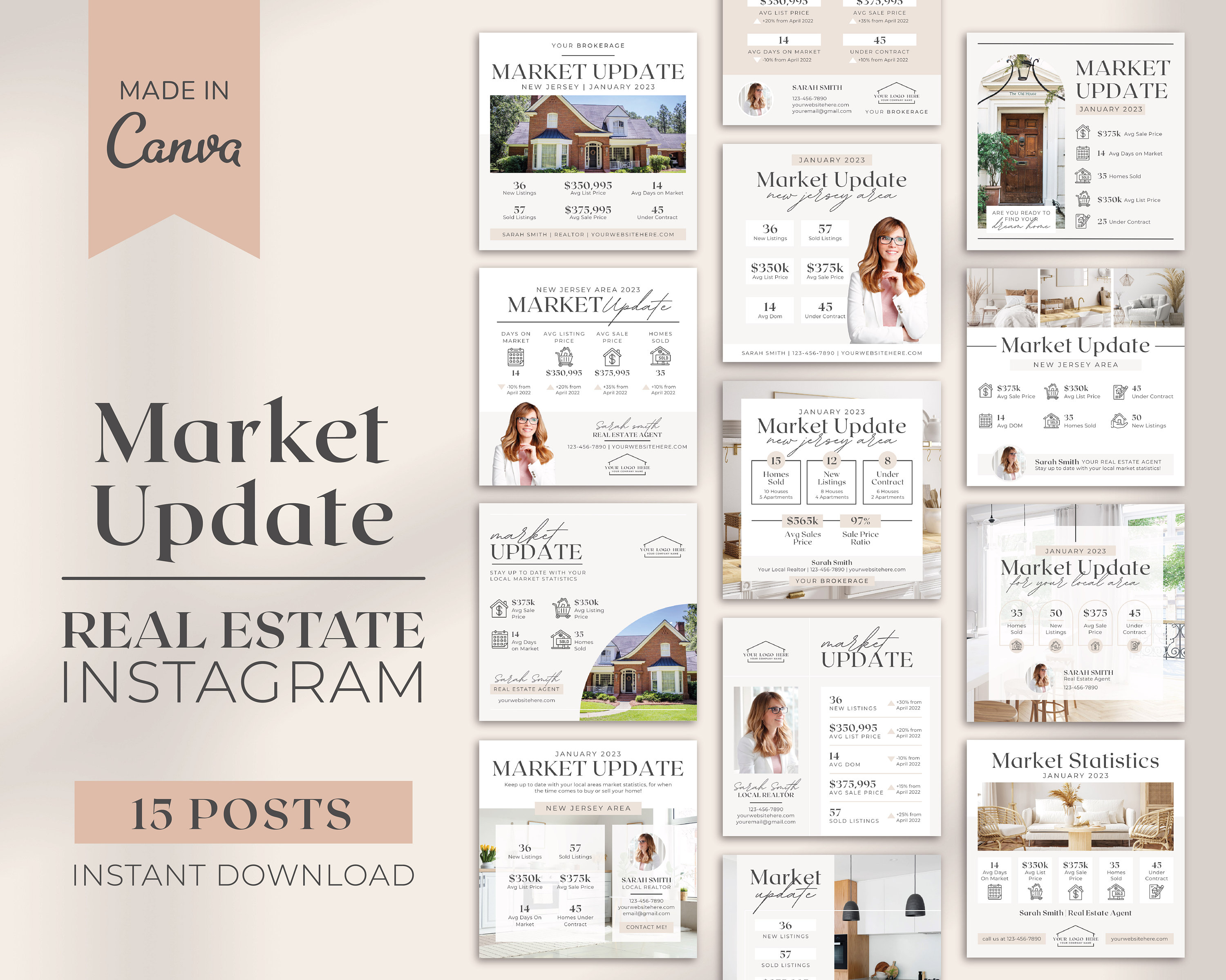 15 Market Update Instagram Posts | Real Estate Social Media | Real ...