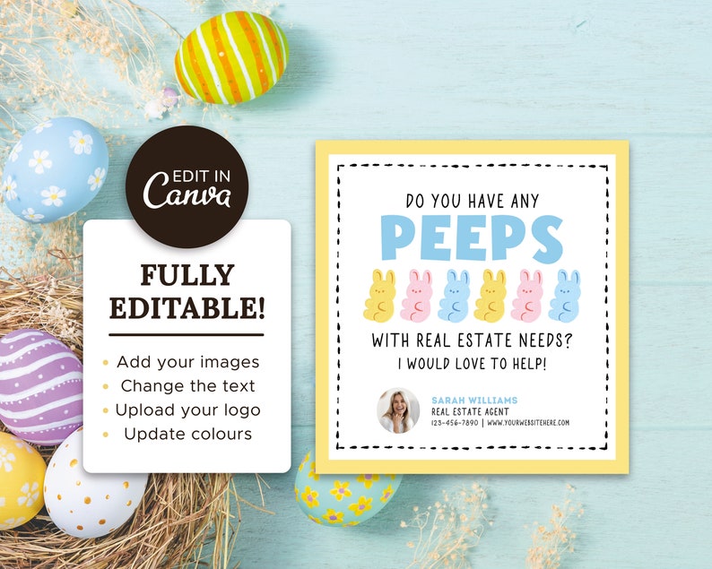 Realtor Easter Pop by Tags | Peeps With Real Estate Needs | Real Estate ...