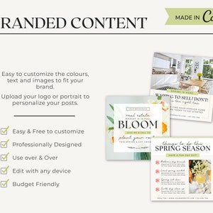 Real Estate Spring Instagram Posts | Real Estate Social Media | April ...