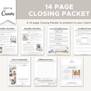 Real Estate Closing Packet | New Home Guide | Real Estate Marketing ...