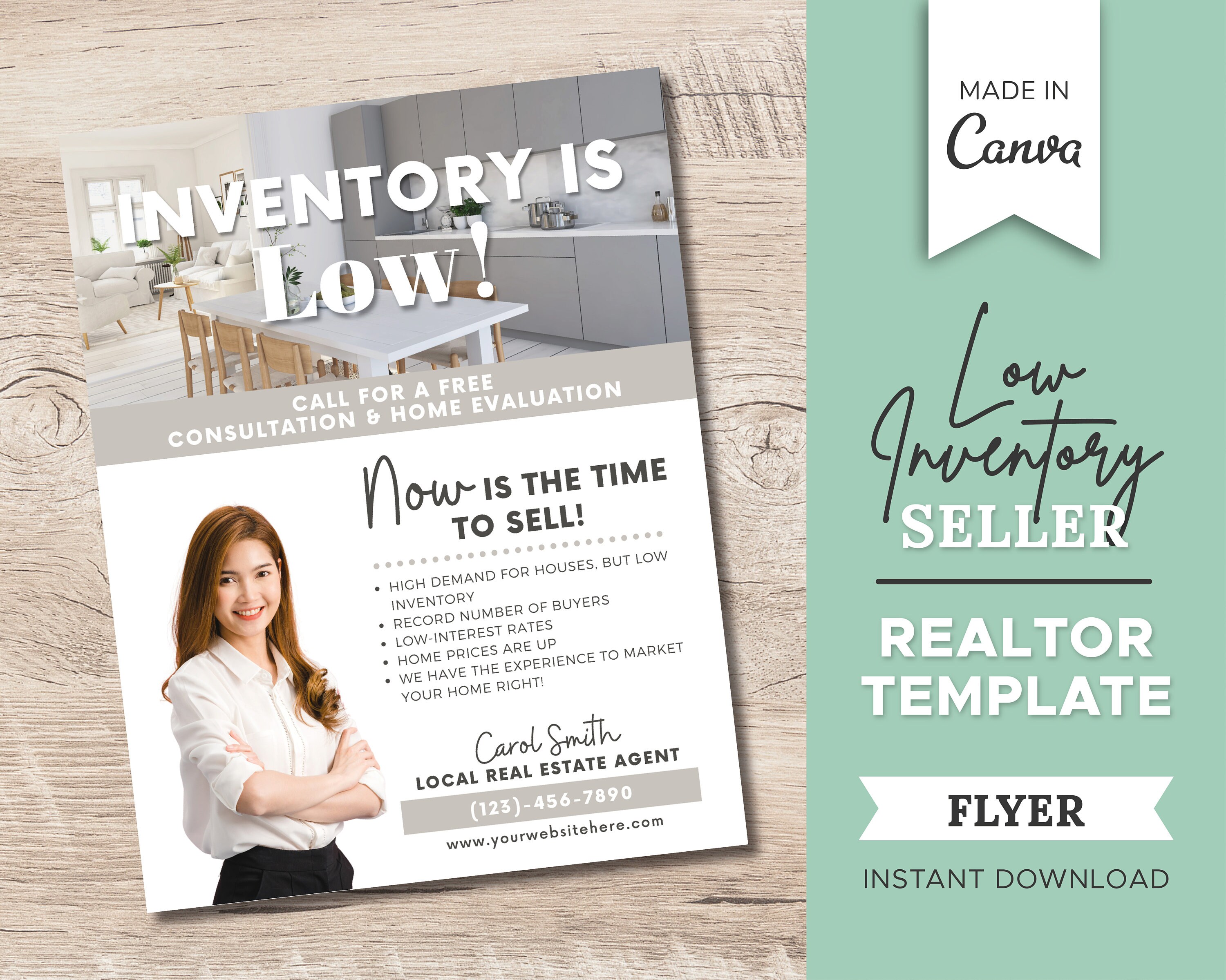 Real Estate Low Inventory Flyer Real Estate Marketing Real - Etsy Australia