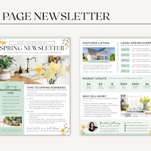 Real Estate Spring Newsletter | Real Estate Spring Marketing | Real ...