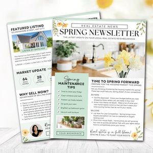 Real Estate Spring Newsletter | Real Estate Spring Marketing | Real ...