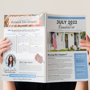 Real Estate July Newsletter | Real Estate Marketing | Realtor ...