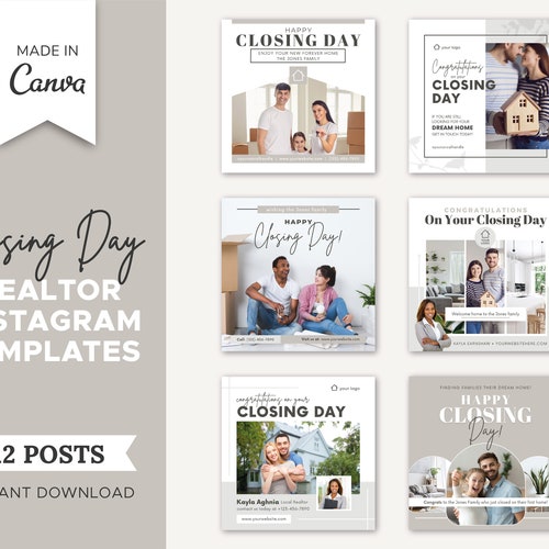 15 Spring Realtor Instagram Posts Real Estate Social Media - Etsy