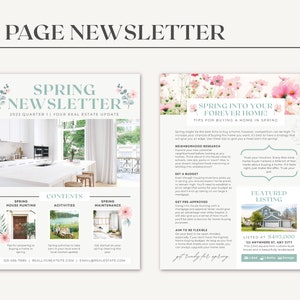 Real Estate Spring Newsletter 2023 | Real Estate Marketing | Realtor ...