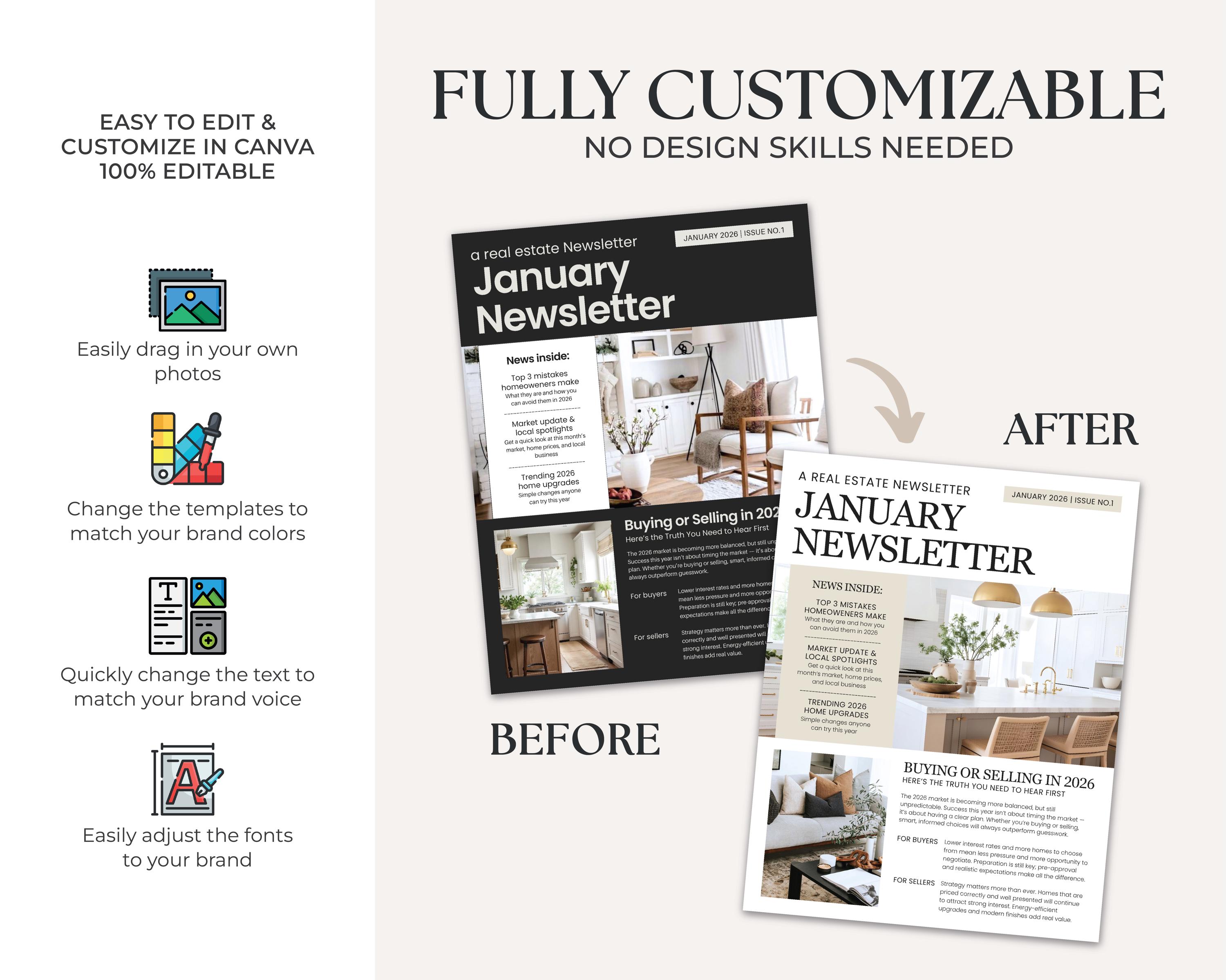 January 2026 Real Estate Newsletter | Real Estate Winter Marketing ...