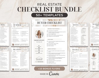 Seller Real Estate Checklist Bundle Real Estate Marketing Prep Listing ...