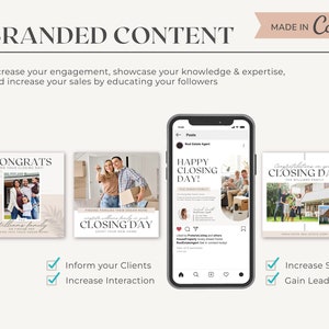 15 Closing Day Instagram Posts | Real Estate Social Media | Real Estate ...