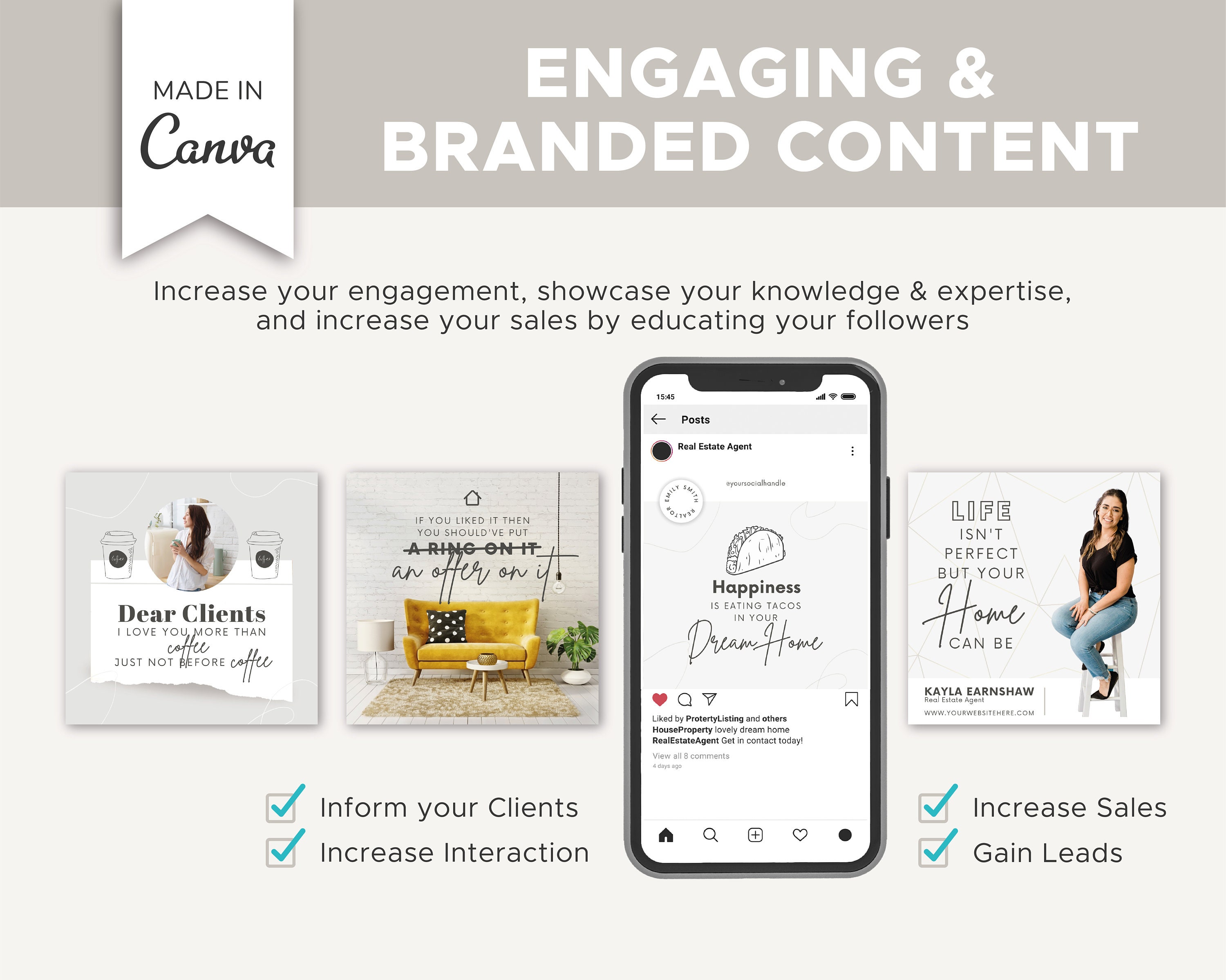 25 Funny Realtor Instagram Posts | Real Estate Social Media Post | Real ...