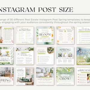Real Estate Spring Instagram Posts | Real Estate Social Media | April ...