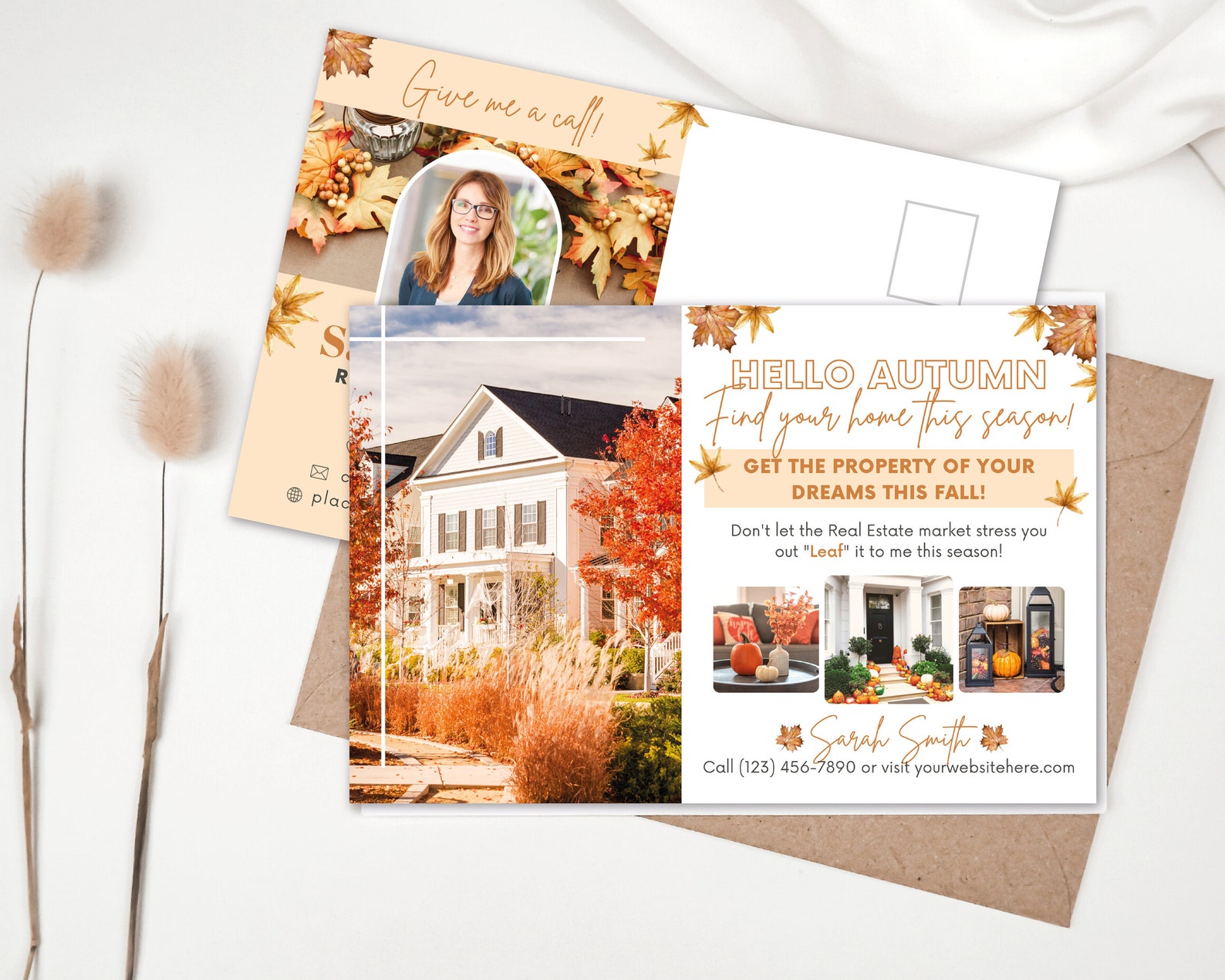 8 Fall Real Estate Postcard Bundle Fall Real Estate Postcard - Etsy