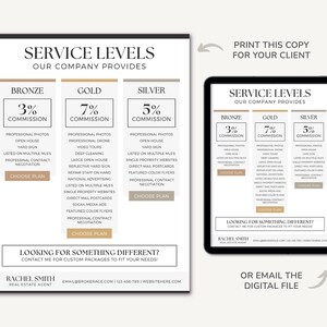 Real Estate Commission Sheets | Listing Presentation | Real Estate ...