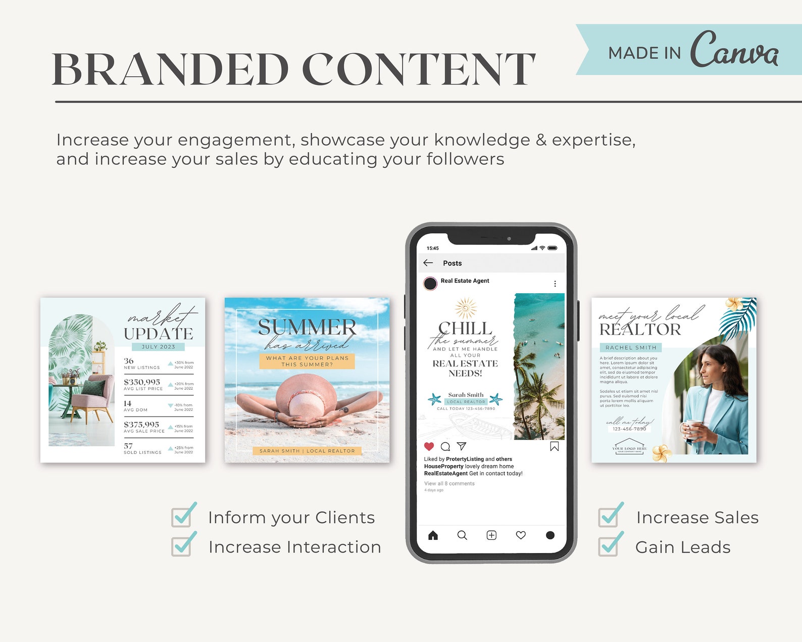 20 Summer Realtor Instagram Posts | Real Estate Social Media Posts ...