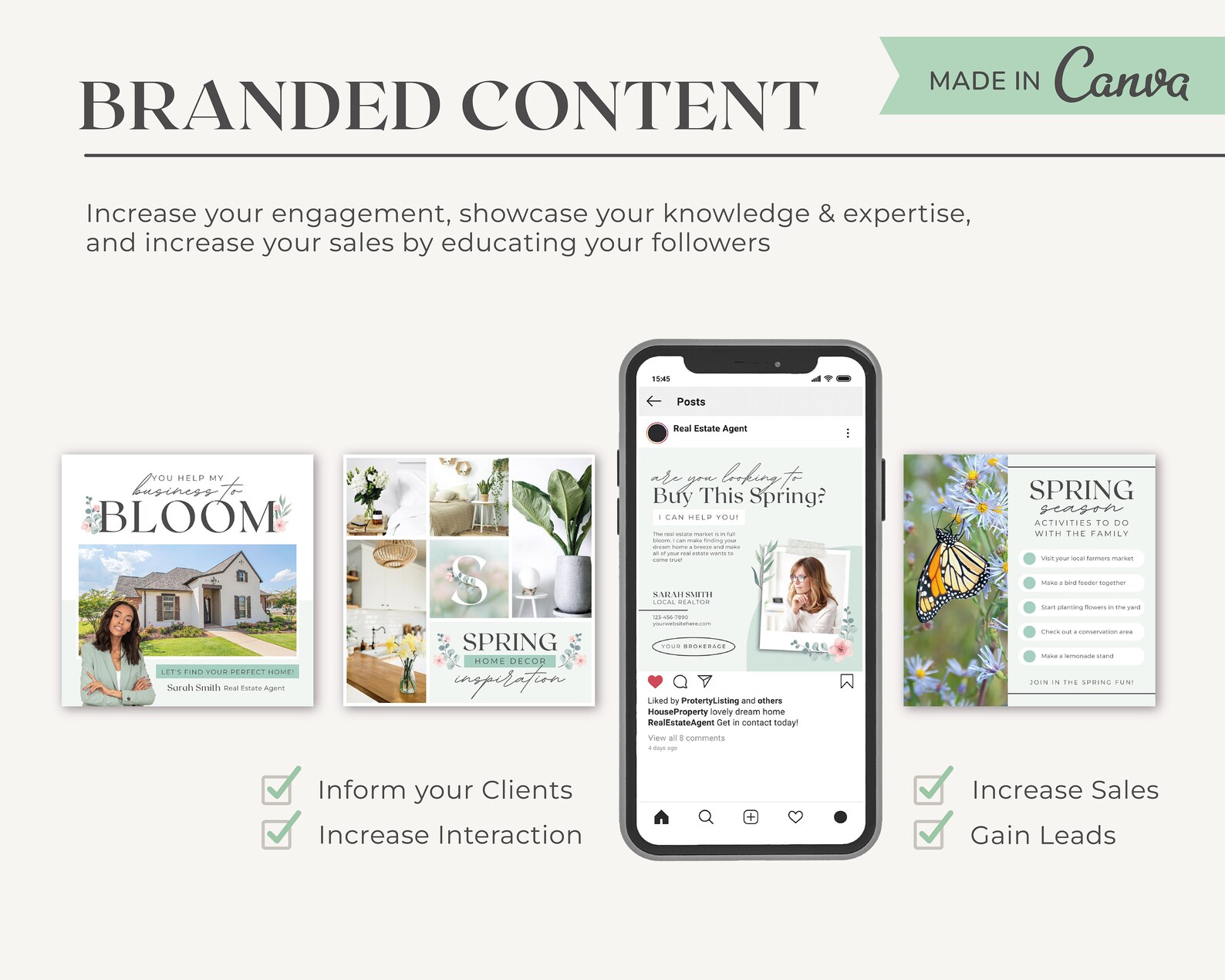 20 Spring Realtor Instagram Posts | Real Estate Social Media Posts ...