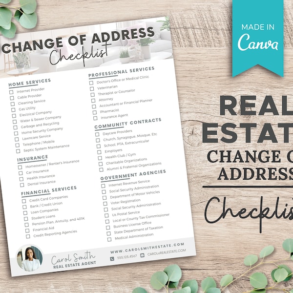 Change of Address - Etsy