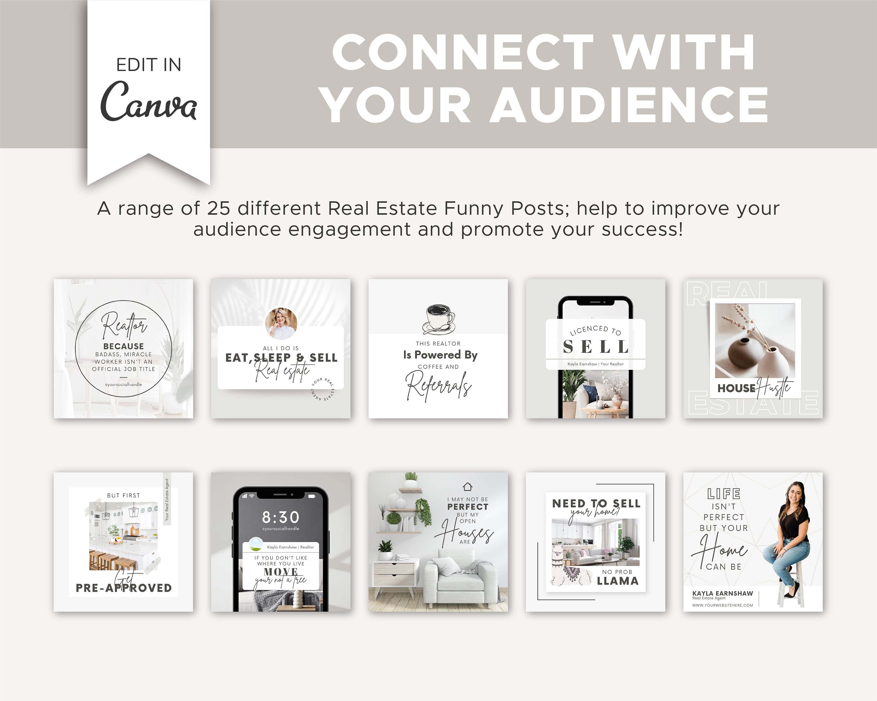 25 Funny Realtor Instagram Posts | Real Estate Social Media Post | Real ...