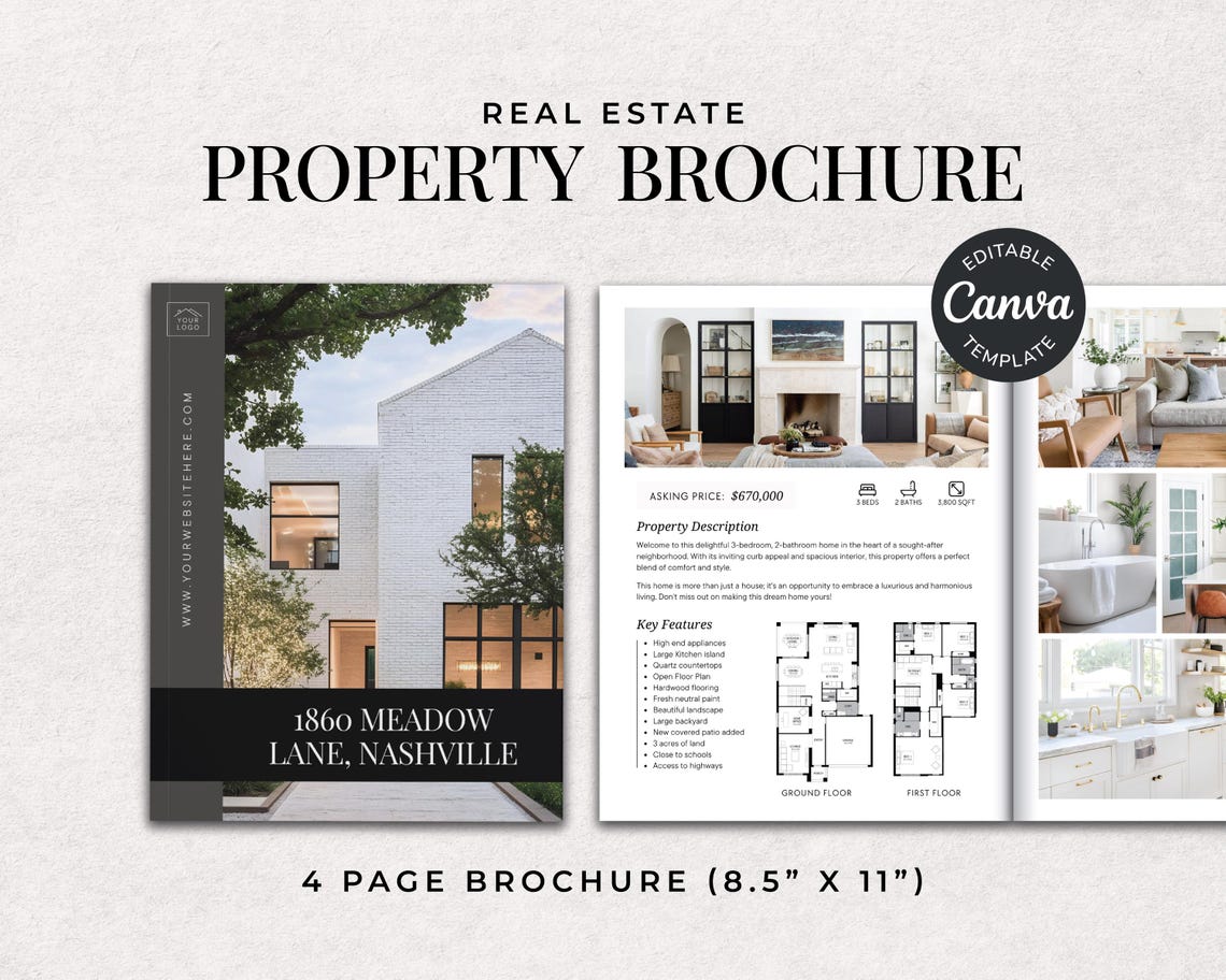 Luxury Real Estate Brochure | Property Brochure | Real Estate Marketing ...