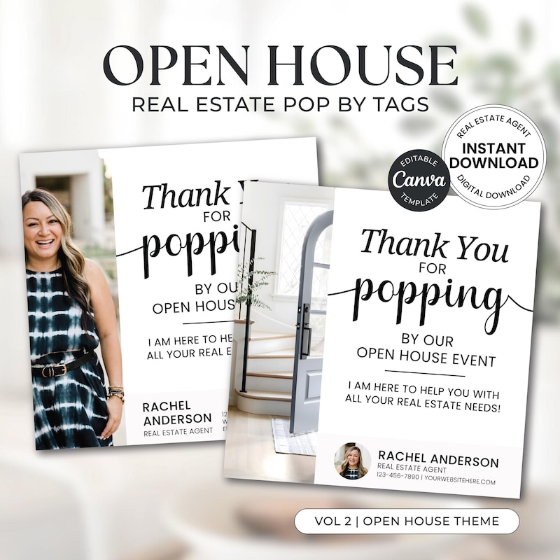 Open House Pop By - Etsy