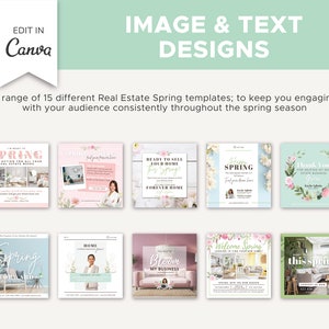 15 Spring Realtor Instagram Posts | Real Estate Social Media Templates ...