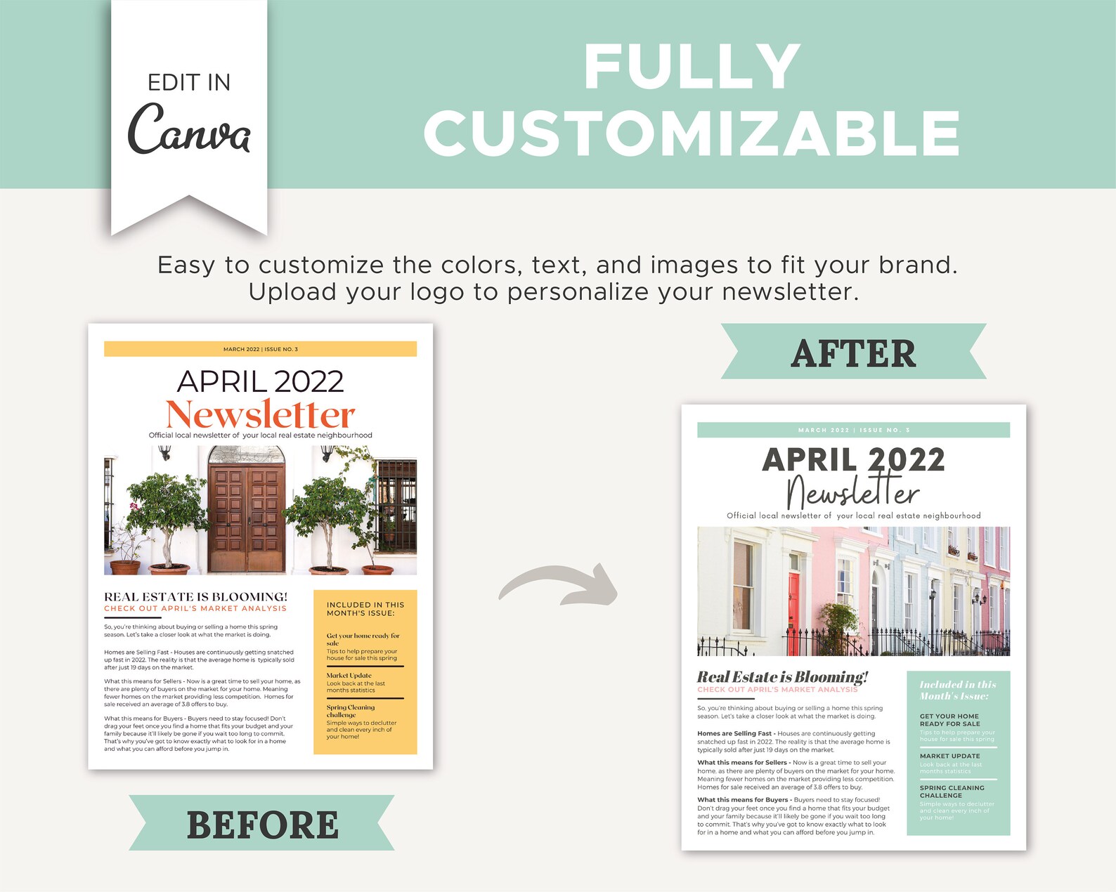 Real Estate April Newsletter | Real Estate Marketing | Realtor ...