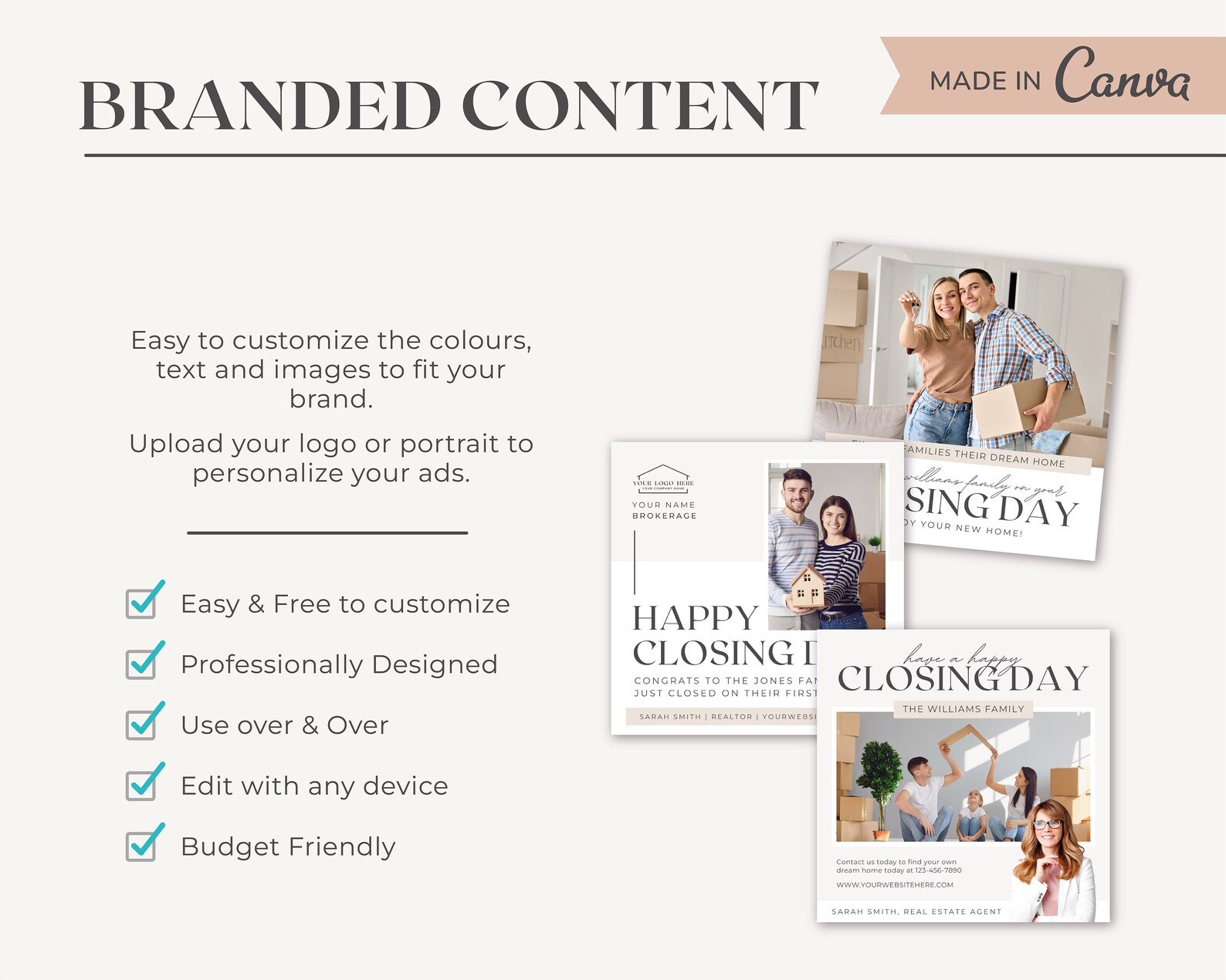 15 Closing Day Instagram Posts | Real Estate Social Media | Real Estate ...