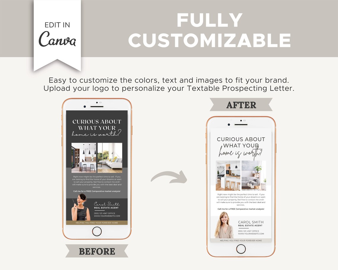 Textable Prospecting Letter | Home Equity | Real Estate Business Card ...