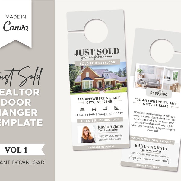 Sold Door Knocking Flyer - Etsy