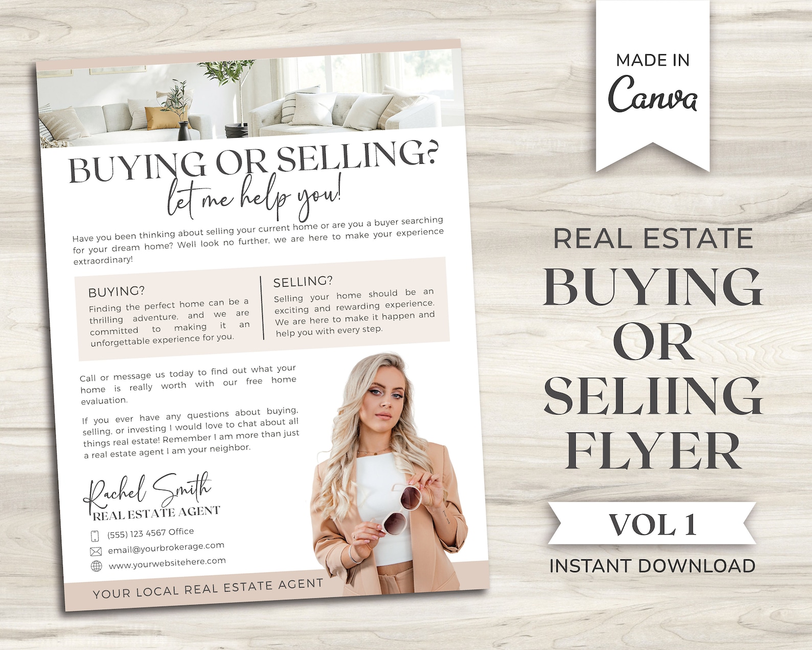 Real Estate Buying or Selling Flyer | Hello Neighbor Letter | Farming ...