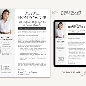 Real Estate FSBO Flyer | for Sale by Owner Letter | Farming Flyer ...