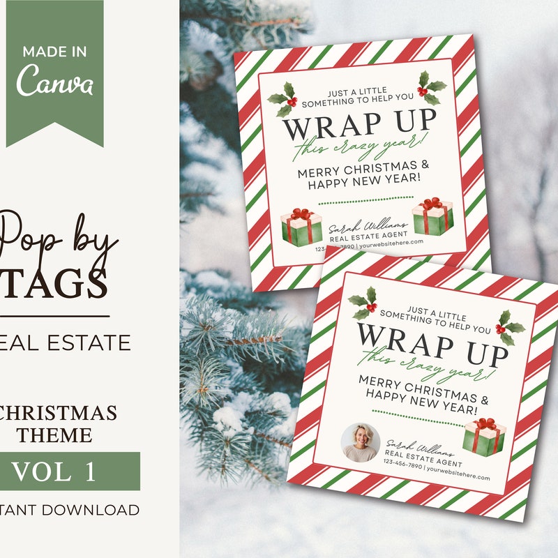 Christmas Pop Bys for Realtors - Etsy