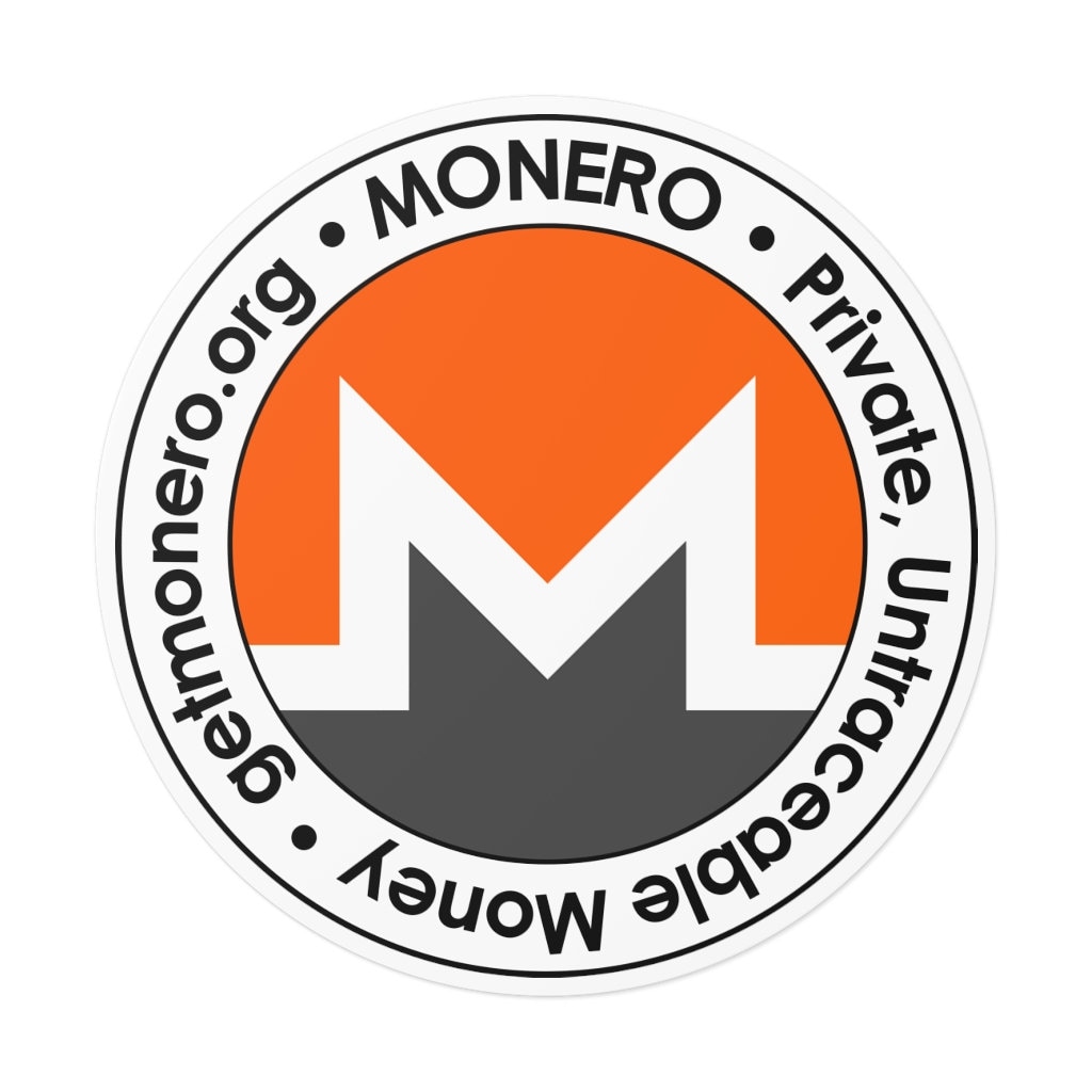 Monero Logo Sticker Waterproof Vinyl - Etsy