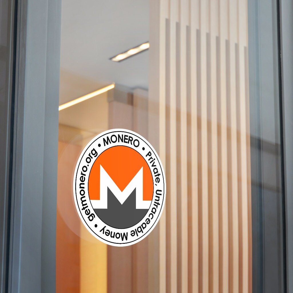 Monero Logo Sticker Waterproof Vinyl - Etsy