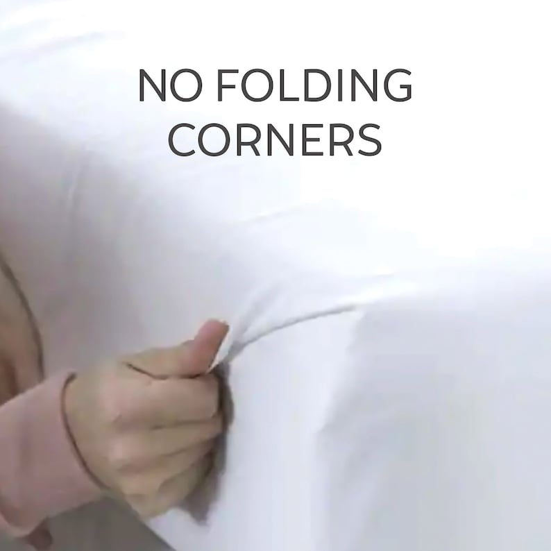 No-tuck Fitted Top Sheet / Semi-fitted Top Sheet | Easy Bed-making, Mobility-friendly, RV Sheets ...