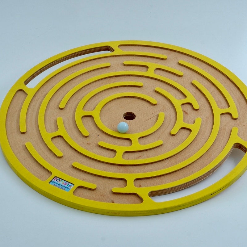 Wooden Maze Toy - Etsy