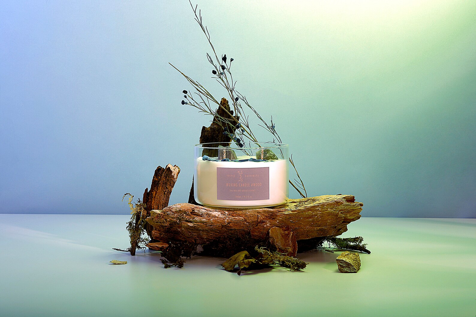 Set Your Heart&intention on Fire: Scented Crystal Candles Based on Your ...